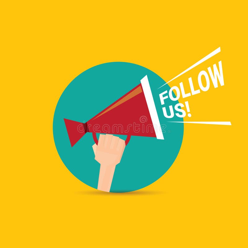 Volg Ons Aanhanger Aansluiten Zich Bij Ons Sociaal Media Concept Stock ...