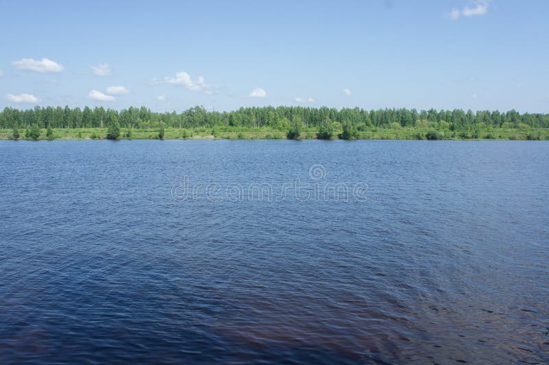 The Volga River in the Tver Region in May Stock Photo - Image of ...