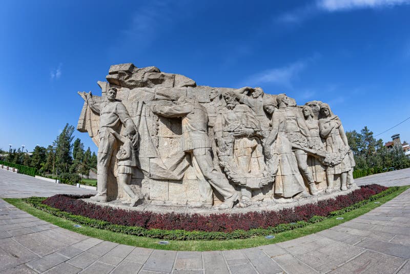 Multi-figure Sculptural Composition `memory of Generations` at the Foot ...