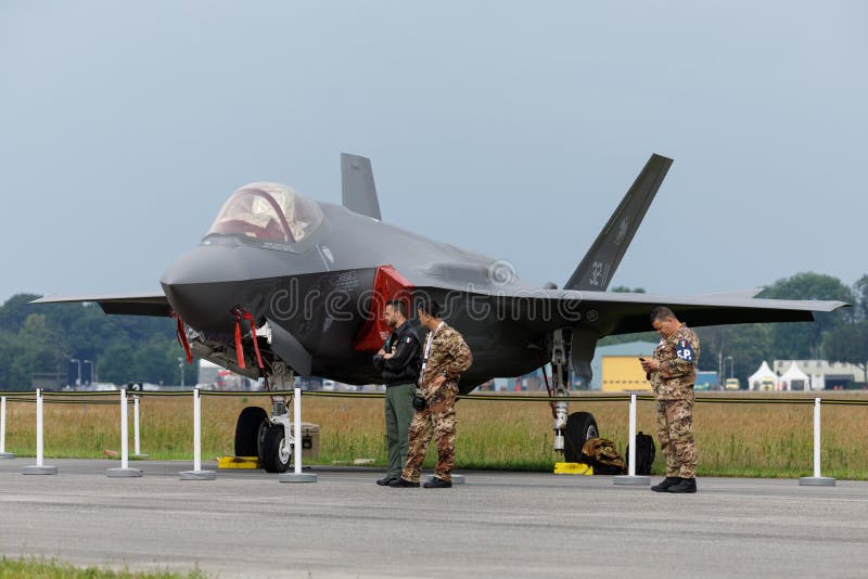 Volkel Netherlands June 13 2019: Royal Netherlands Air Force F-35 ... Volkel Netherlands June 13 2019: Royal Netherlands Air Force F-35 ...