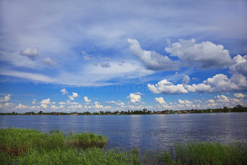Volkhov river stock image. Image of panoramic, color - 56461773