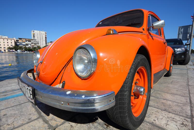 VW Beetle Coca-Cola Classic Car Editorial Image - Image of condition ...
