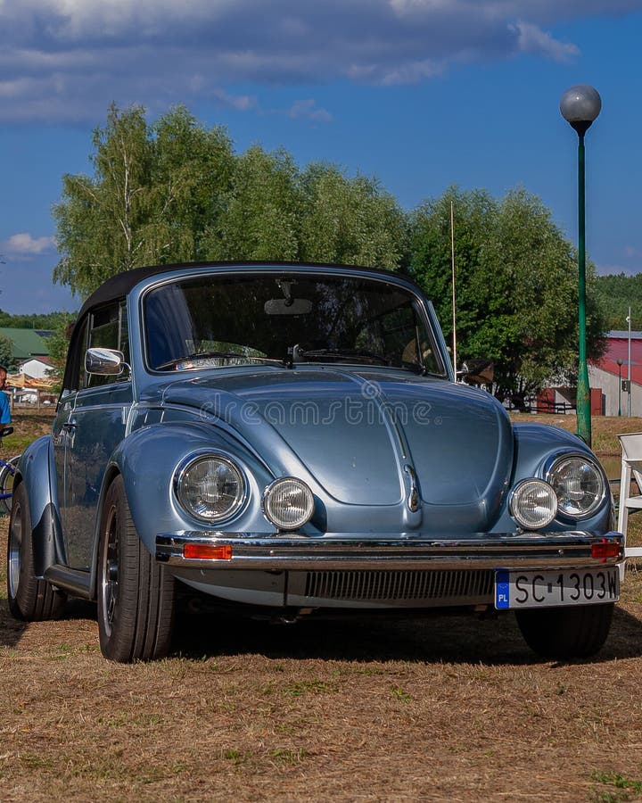 Volkswagen Beetle Car on the Grass. Editorial Stock Image - Image of ...