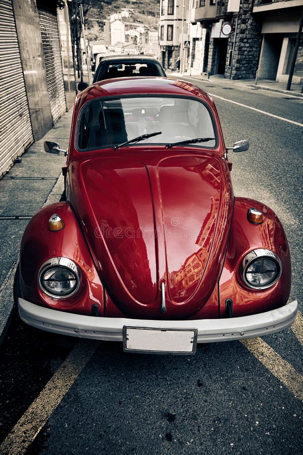 Volkswagen Beetle rojo foto de archivo editorial. Imagen de publicidad ...