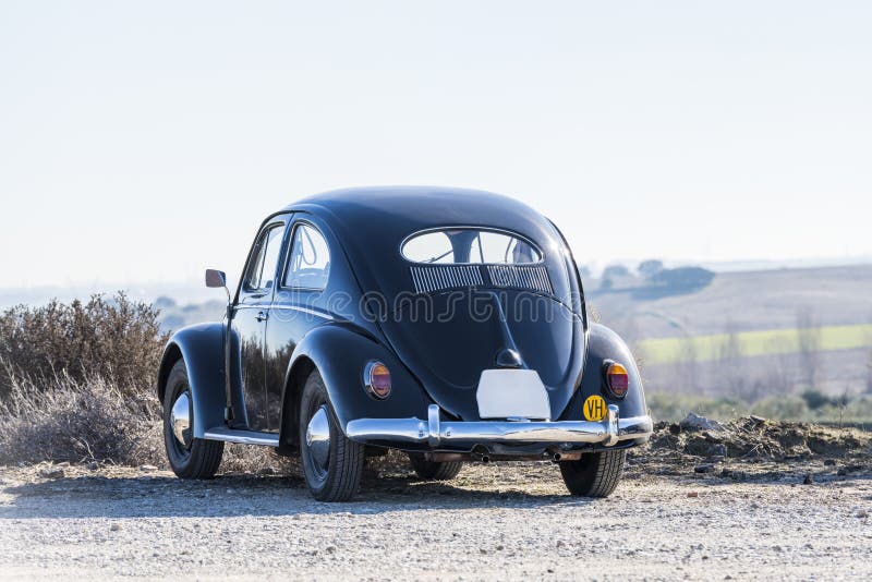 VolksWagen Beetle View from Back Editorial Photography - Image of ...