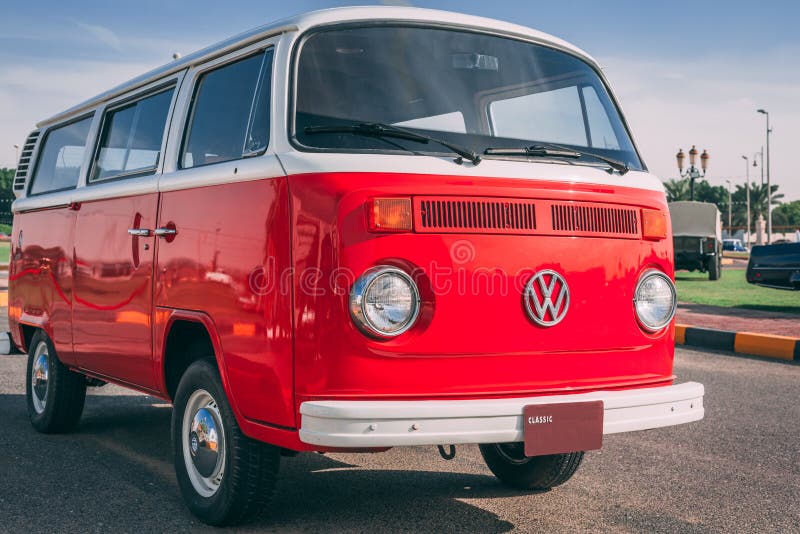 1970 Volkswagen T1 Red Color Editorial Stock Photo - Image of vehicle ...