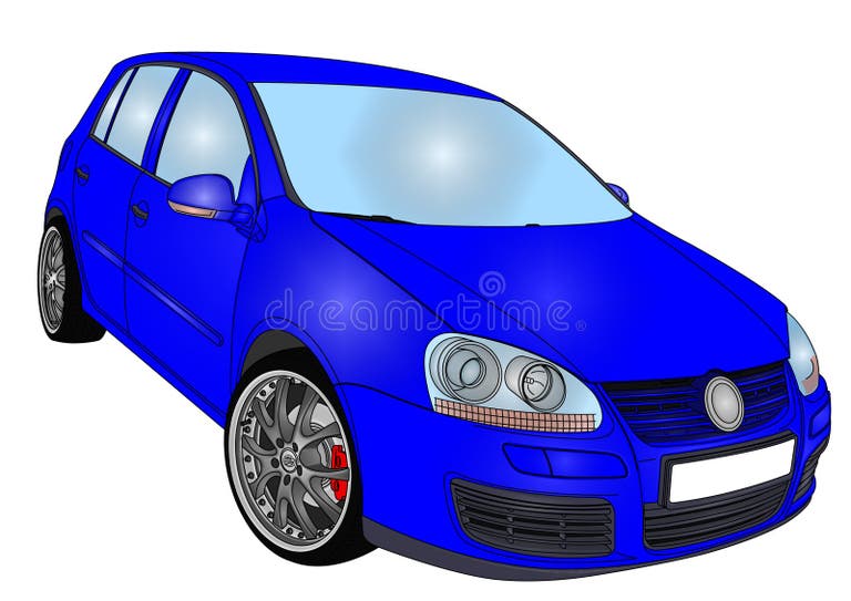 Volkswagen Golf Stock Illustrations – 23 Volkswagen Golf Stock ...