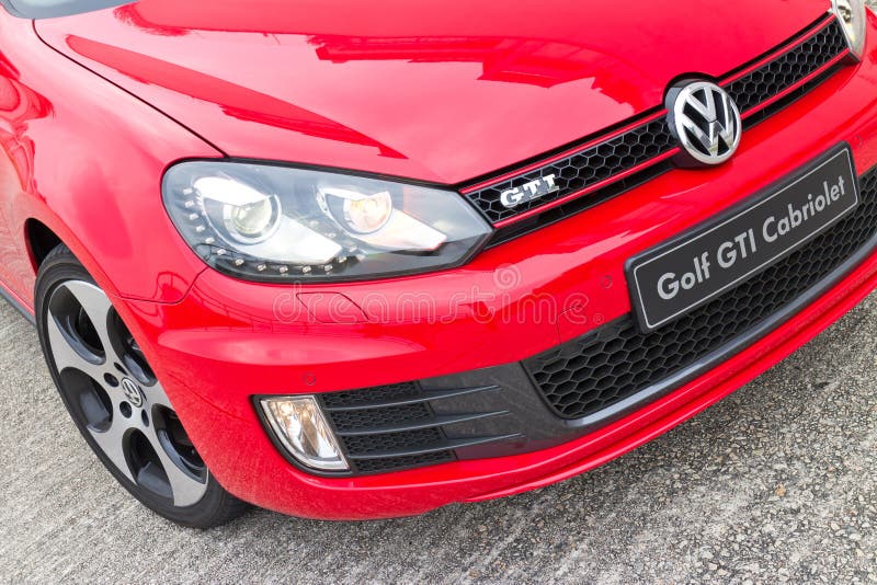 Volkswagen Golf GTI Cabriolet 2013 Model Editorial Photo - Image of ...