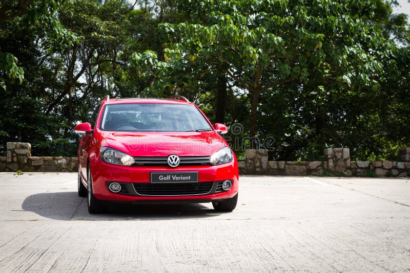 Volkswagen Golf Variant 2012 Editorial Stock Image - Image of vehicle ...