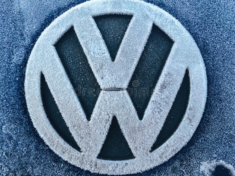 Volkswagen Logo stock photo. Image of winter, volkswagen - 83013318