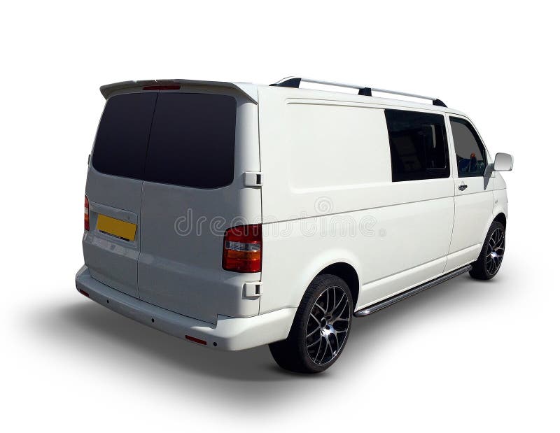 Volkswagen T30 TDI Van from Behind Stock Photo - Image of volkswagen ...