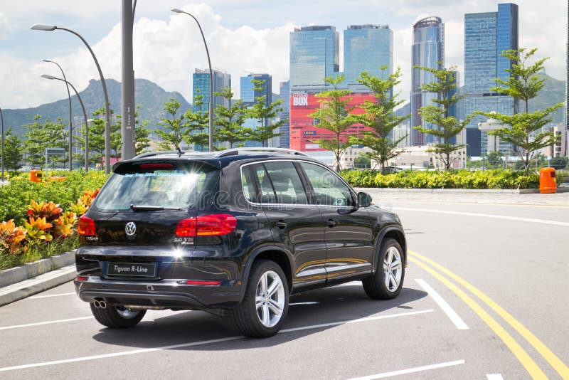 Volkswagen Tiguan SUV 2013 Model Editorial Photography - Image of road ...