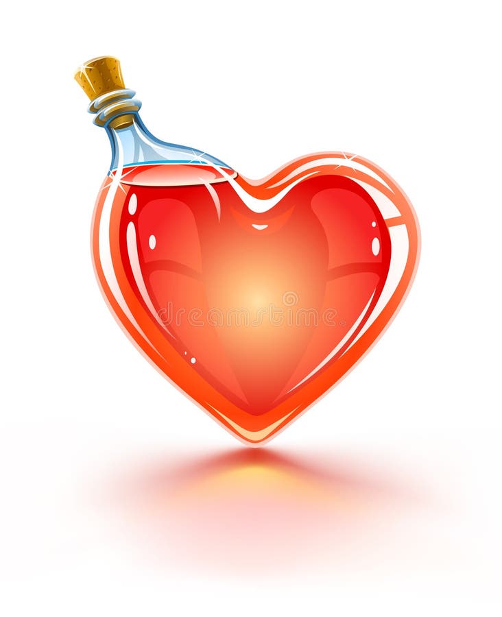 Volle Flasche Und Leere Flasche Mit Chemikalie Stock Abbildung ...