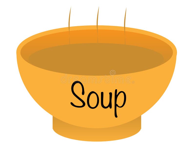 Soep van de Dagkom vector illustratie. Illustration of beeldverhaal ...