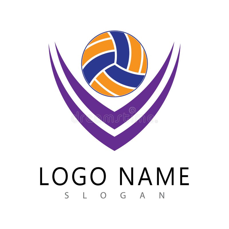 Volley Ball Logo Vector and Symbol Design Template Stock Vector ...