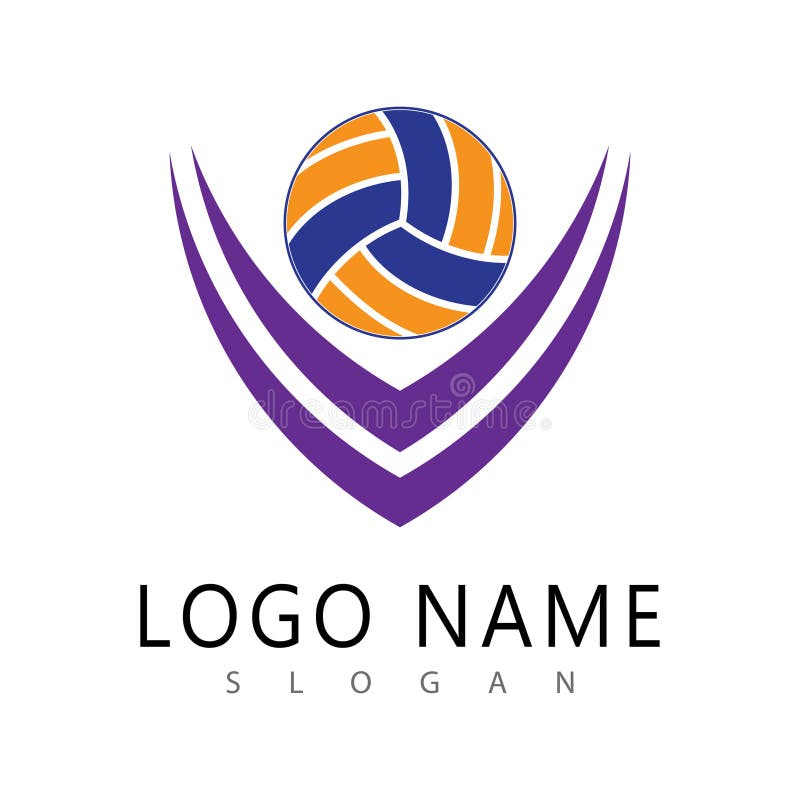 Volley Ball Logo Vector and Symbol Design Template Stock Vector ...