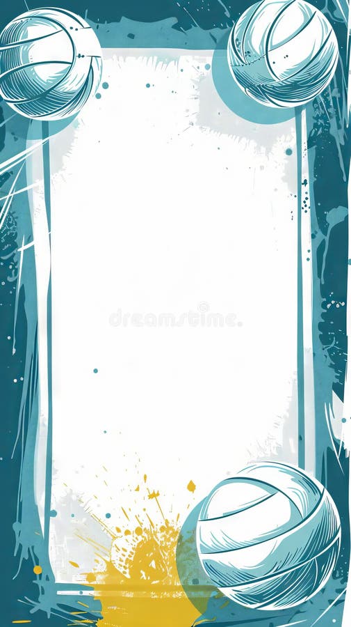 Volleyball Background Graphics Template Stock Illustration ...