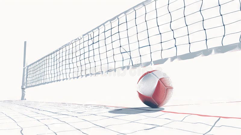 Volleyball Background Graphics Template Stock Illustration ...