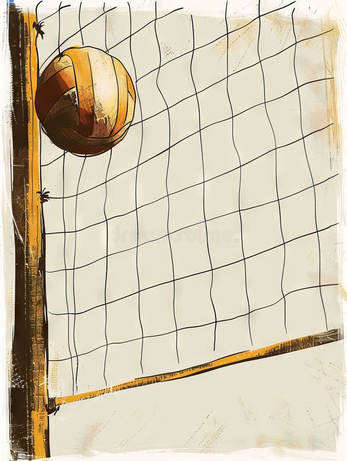 Volleyball Background Graphics Template Stock Illustration ...