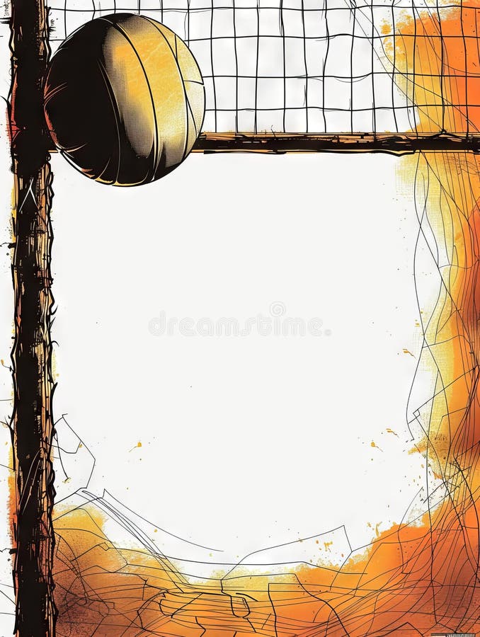 Volleyball Background Graphics Template Stock Illustration ...