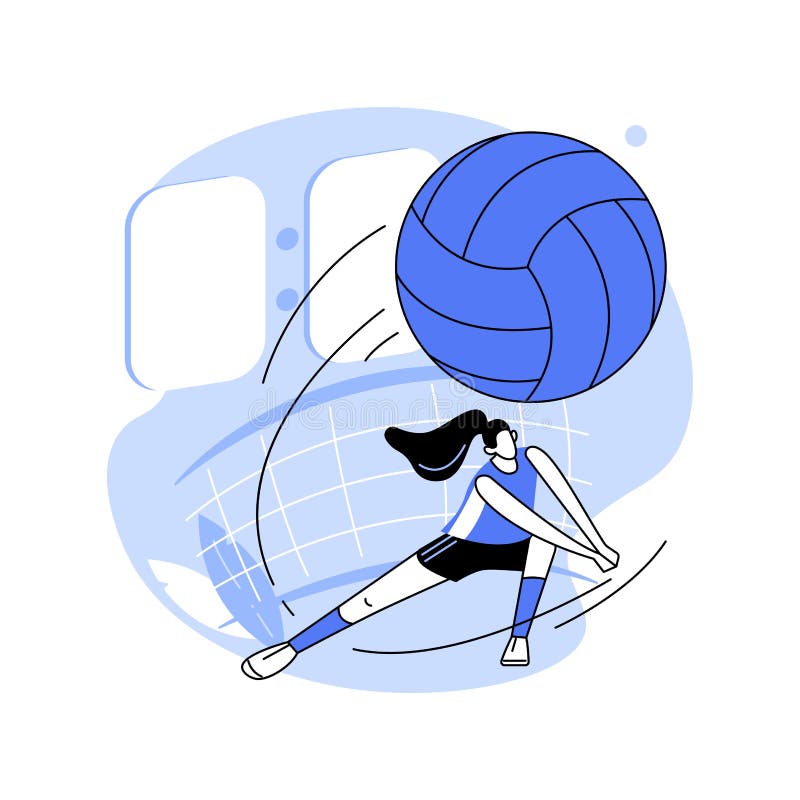 Volleyball Abstract stock vector. Illustration of team - 87645922 Volleyball Abstract stock vector. Illustration of team - 87645922