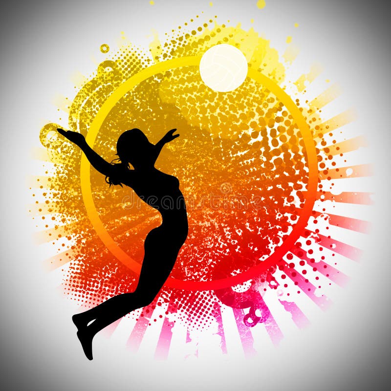 Happy Volleyball Stock Illustrations – 3,523 Happy Volleyball Stock ...