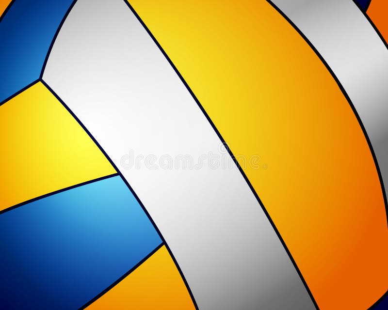 Volleyball ball background stock vector. Illustration of recreation ...