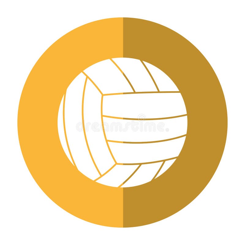 Volleyball Ball Sport Shadow Stock Illustration - Illustration of beach ...