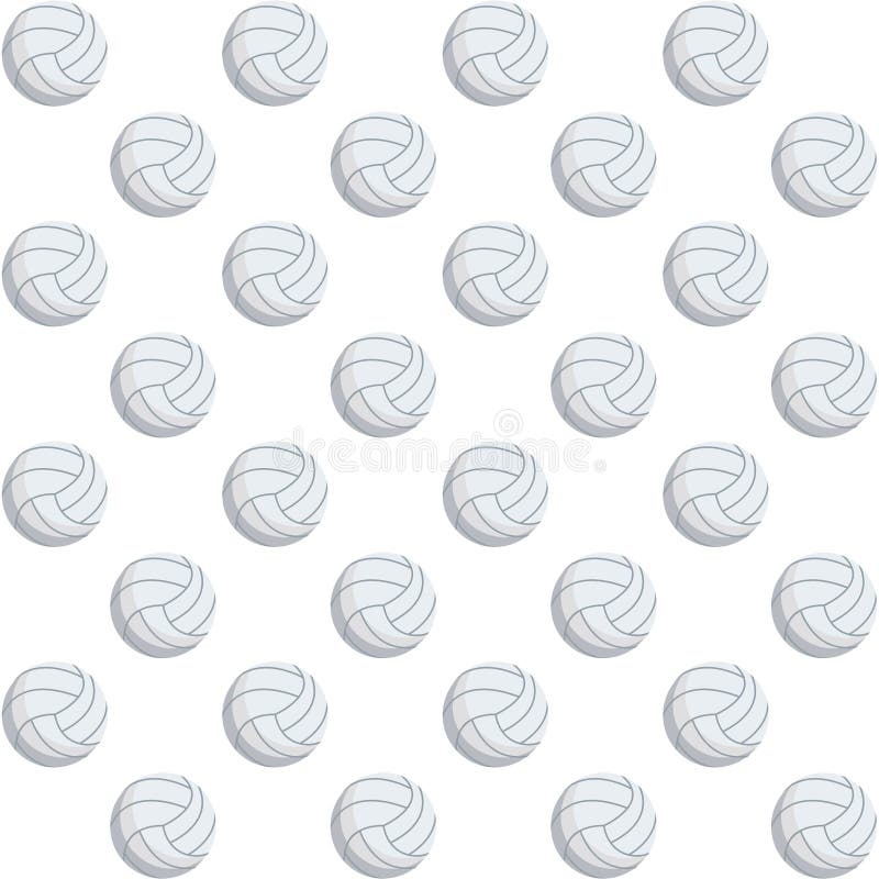 Volleyball Balloons Sport Equipment Pattern Stock Vector - Illustration ...