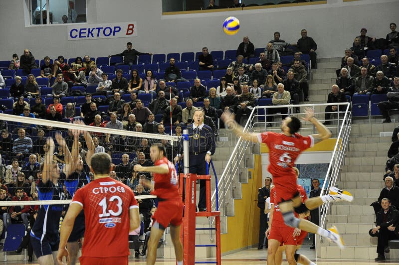 Volleyball competitions editorial image. Image of team - 27536485