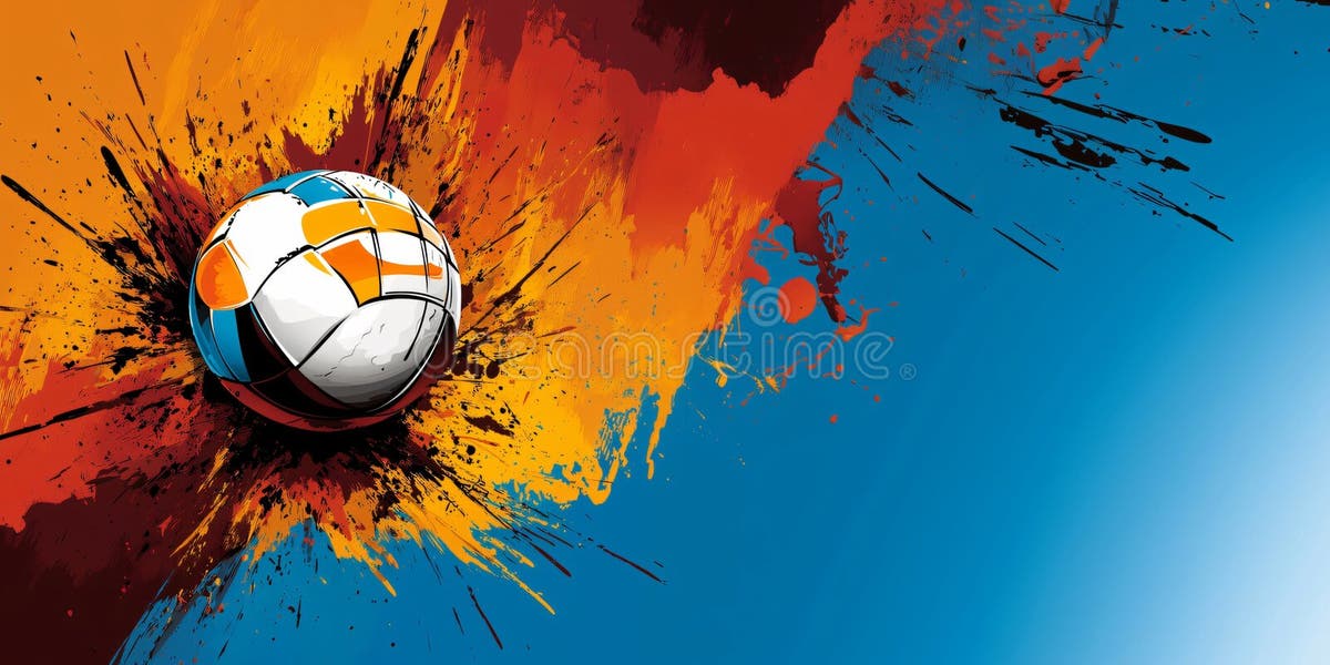 Paint Volleyball Stock Illustrations – 424 Paint Volleyball Stock ...