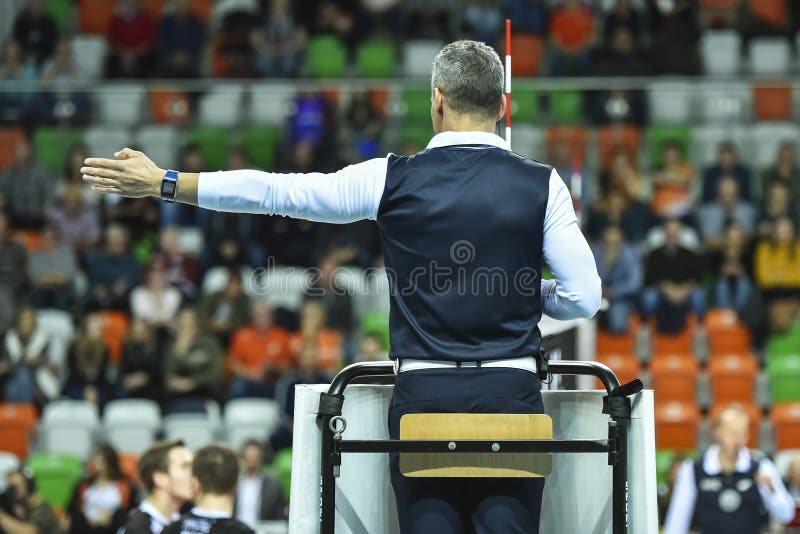 Volleyball - Audience editorial image. Image of audience - 4976635