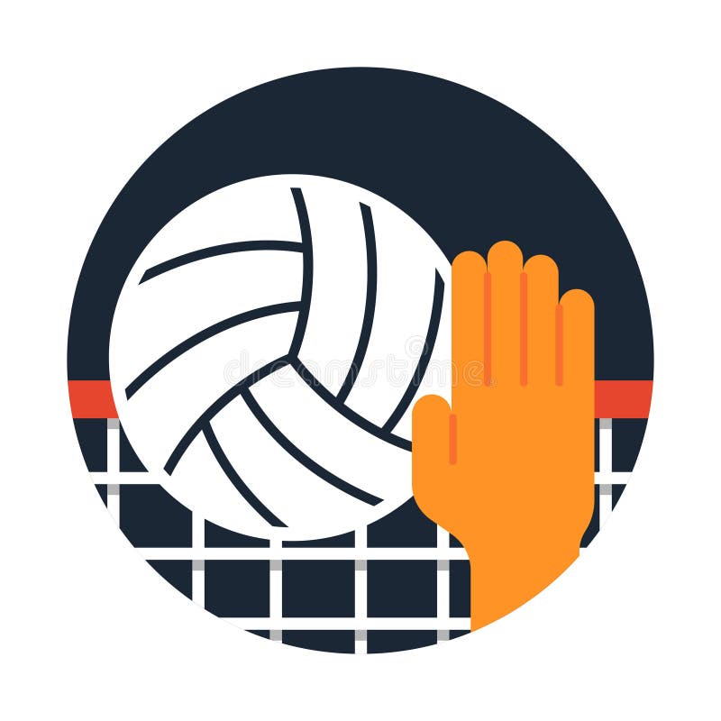 Volleyball Flat Illustration Stock Vector - Illustration of team ...