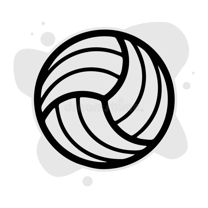 Volleyball Icon. Simple Illustration of Volleyball Vector Stock Vector ...