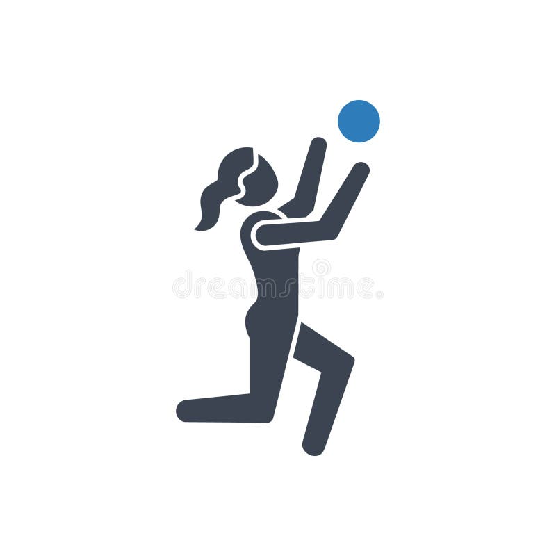 Volleyball Icon stock vector. Illustration of sport - 296707388