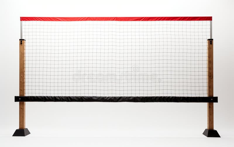 Volleyball Net Height Gauge on White Background Stock Illustration ...