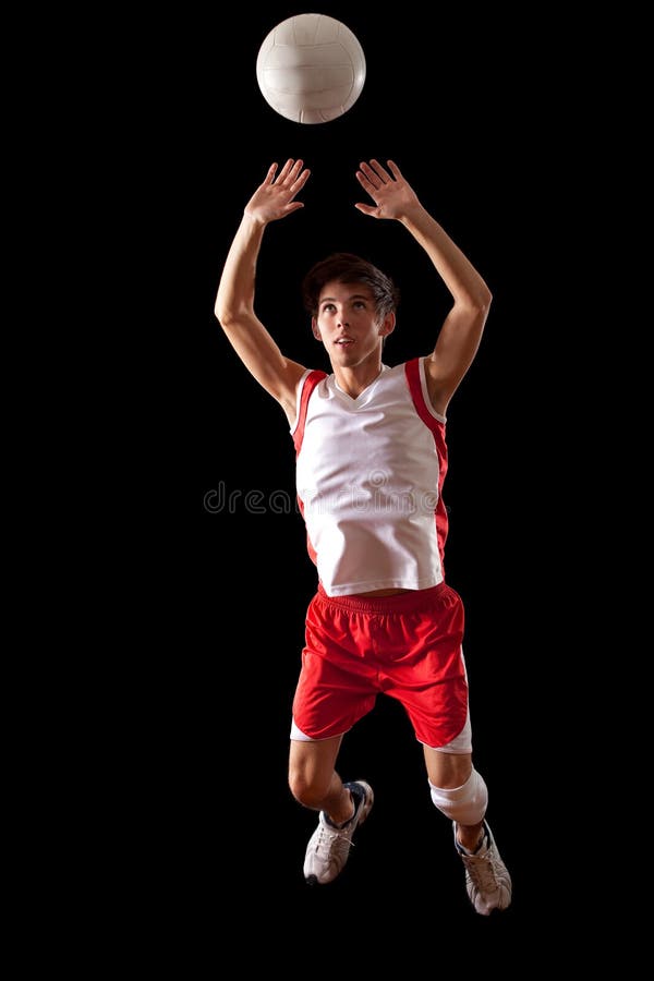 Volleyball Player stock photo. Image of male, athletic - 16978794