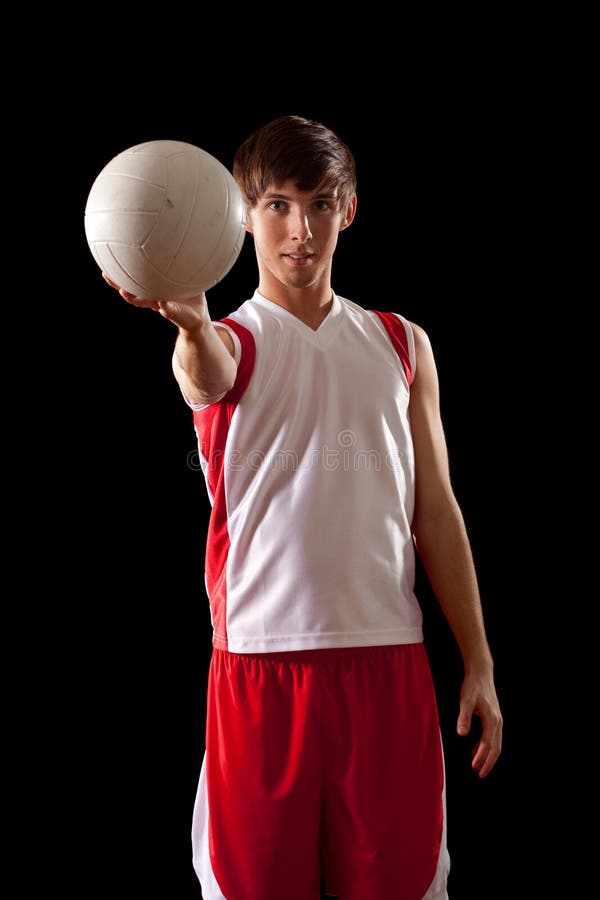 Volleyball Player stock photo. Image of uniform, volleyball - 16978812
