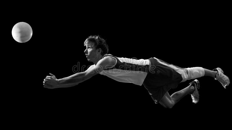 Volleyball Player stock image. Image of male, young, volleyball - 16978815