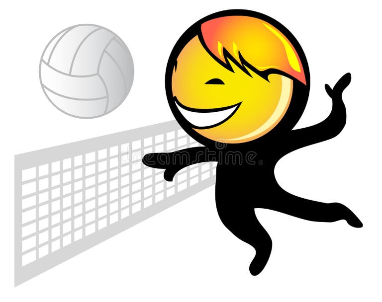 Boy Volleyball Player Stock Illustrations – 990 Boy Volleyball Player ...