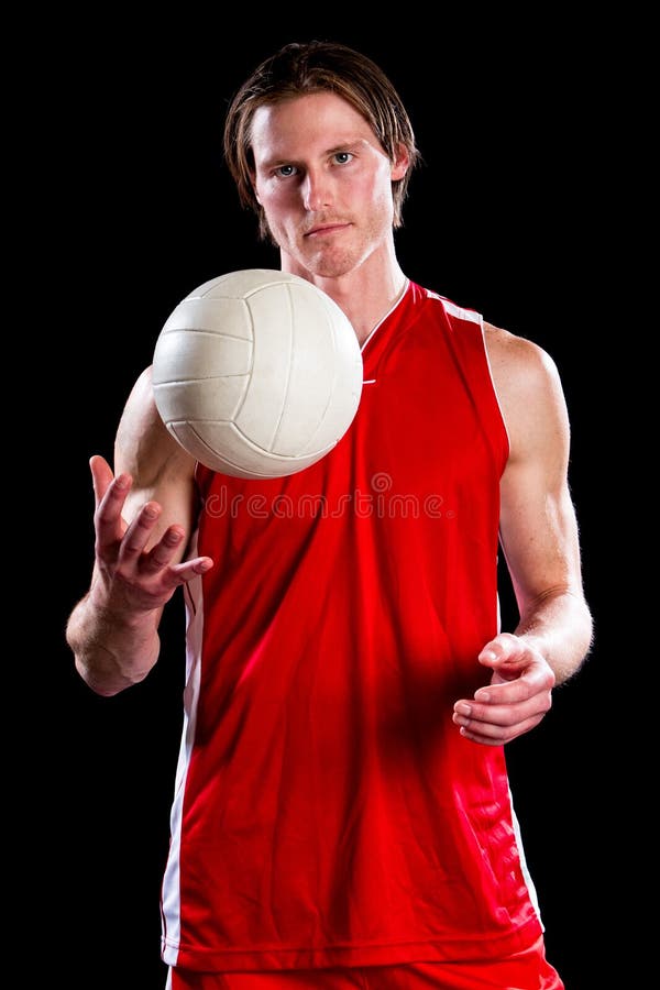 Volleyball Player stock photo. Image of male, athletic - 16978794