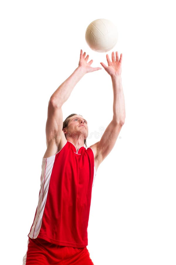 Volleyball Player stock photo. Image of athlete, standing - 16933366