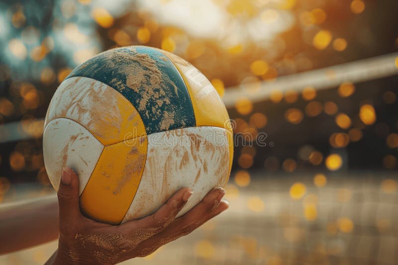 Volleyball Player Setting Ball for Spike at Olympic Games, Teamwork and ...