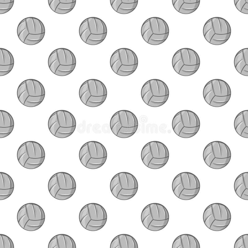 Volleyball Seamless Pattern for Boy. Sports Balls on Background Stock ...