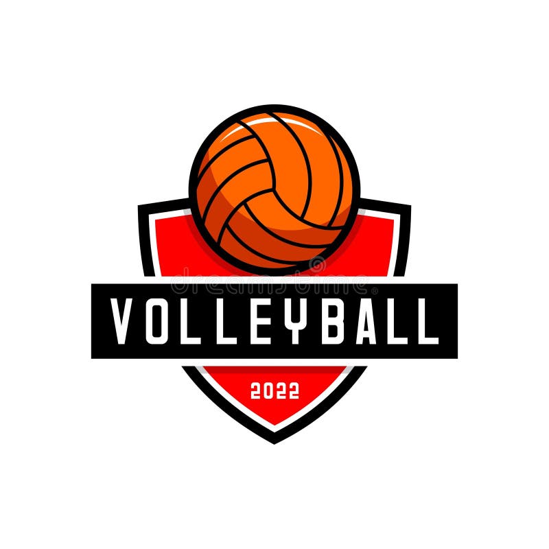 Volleyball logo vector stock vector. Illustration of team - 278829638