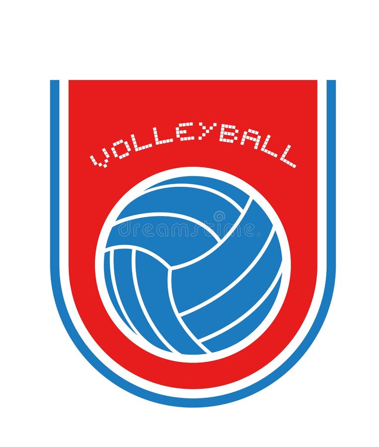 Volleyball symbol design stock vector. Illustration of activity - 112958986