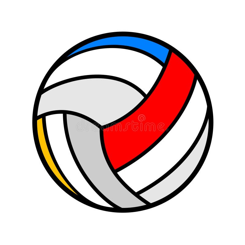 Volleyball symbol design stock vector. Illustration of sphere - 112960033