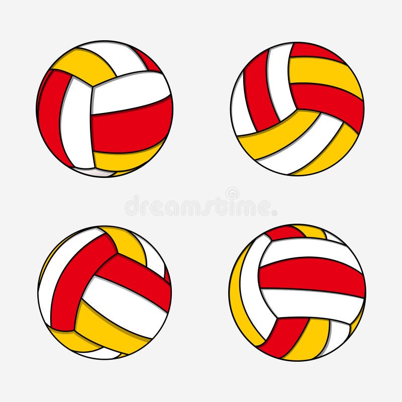 Volley Ball Vector Image and Illustration Stock Illustration ...