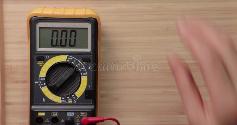 9 Volt Battery Cell Voltage Checking Stock Video - Video of insuficient ...