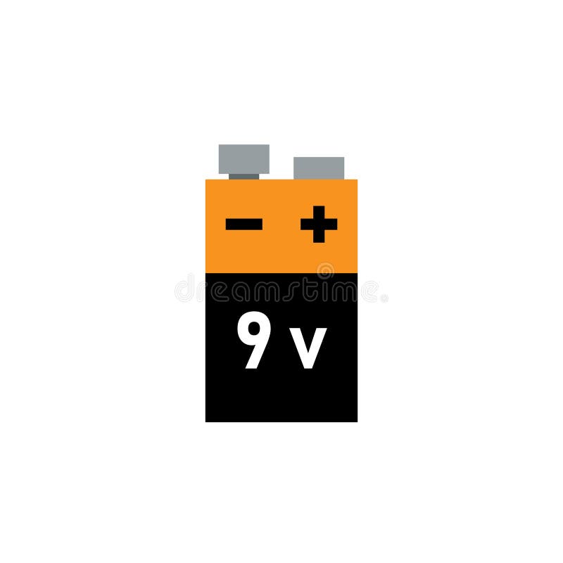 9 Volt Battery Clipart